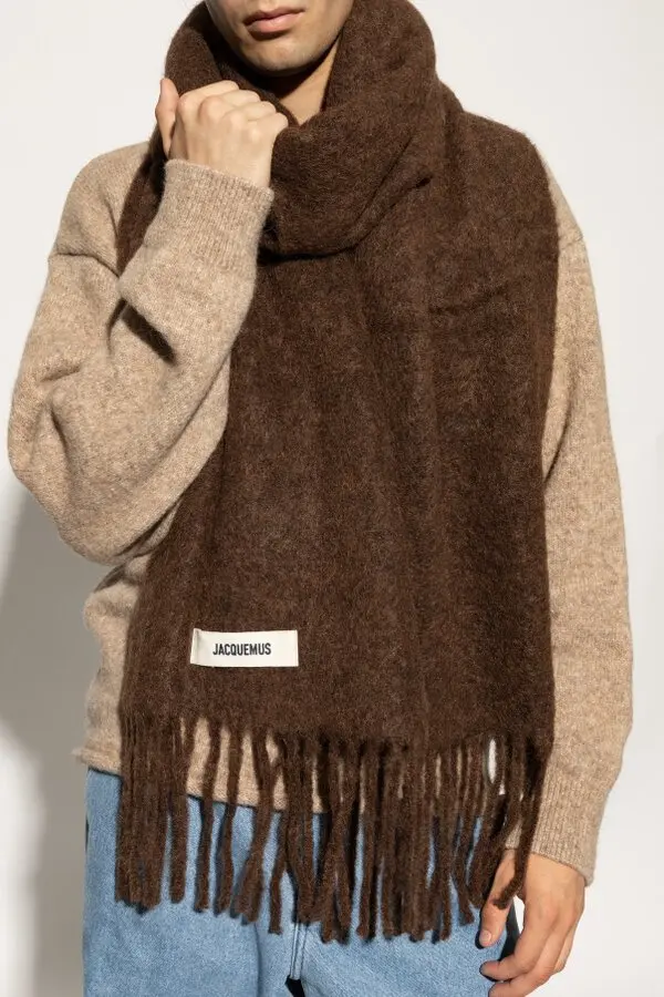 Jacquemus L'echarpe Carro Scarf - Brown