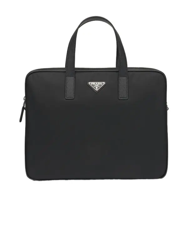 Prada Logo Handbag - Black