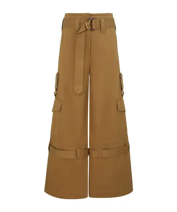 Zimmermann Illuminate Cargo Pants - Khaki