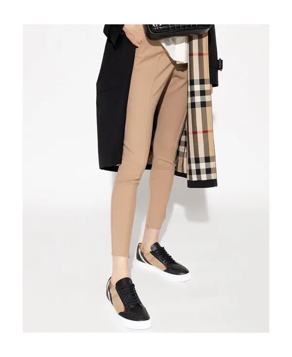 Burberry House Check Lace-up Sneakers - White