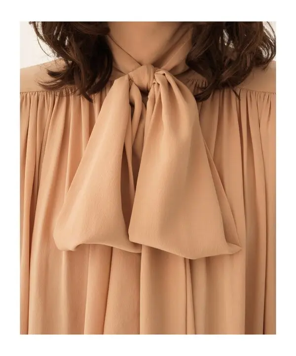 Chloé Long Sleeve Blouse With Pussy Bow Detail