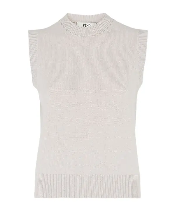 Fendi Crewneck Knitted Gilet