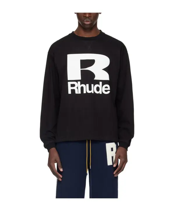 Rhude Logo Long-sleeved T-shirt