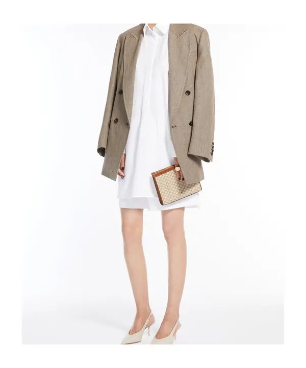 Max Mara Logo Plaque Zip-up Wallet - Hazelnut Brown