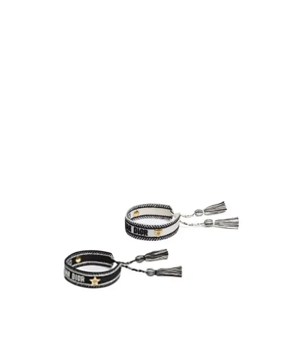 Dior Bracelet Set With Tassels - Multicolor