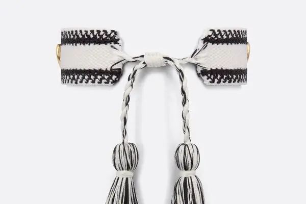 Dior Bracelet Set With Tassels - Multicolor