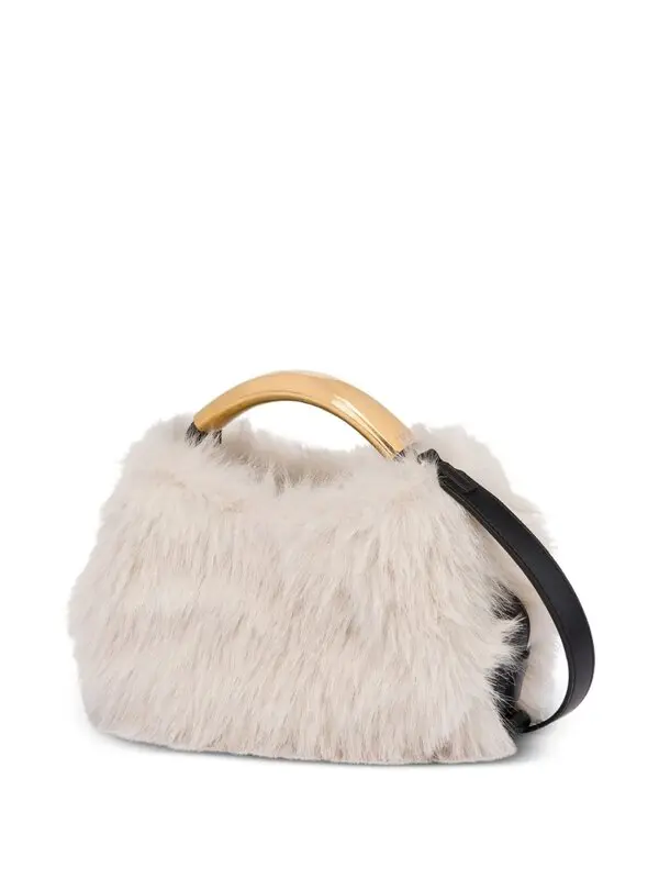 Moschino Embroidered Top Handle Bag