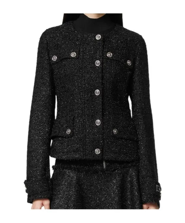 Versace Medusa Tweed Jacket