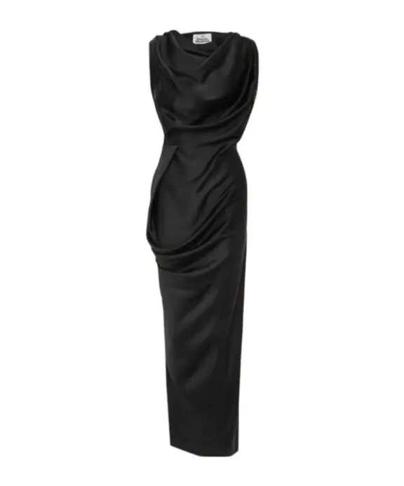 VIVIENNE WESTWOOD Sleeveless Draped Maxi Dress