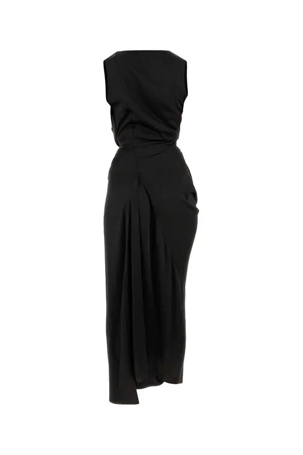 VIVIENNE WESTWOOD Sleeveless Draped Maxi Dress