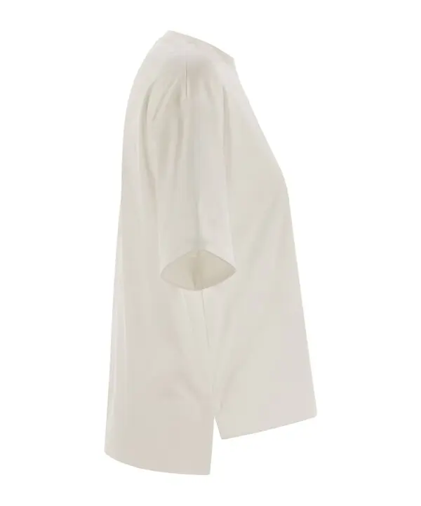 Max Mara Estella Crewneck Short-sleeved T-shirt - White