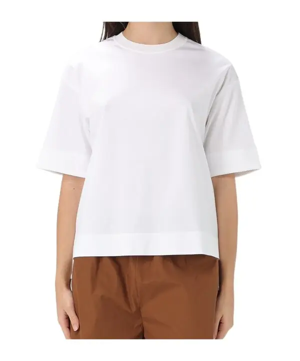 Max Mara Estella Crewneck Short-sleeved T-shirt - White