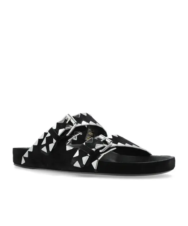 Isabel Marant Étoile Lennyo Studded Sandals - Black