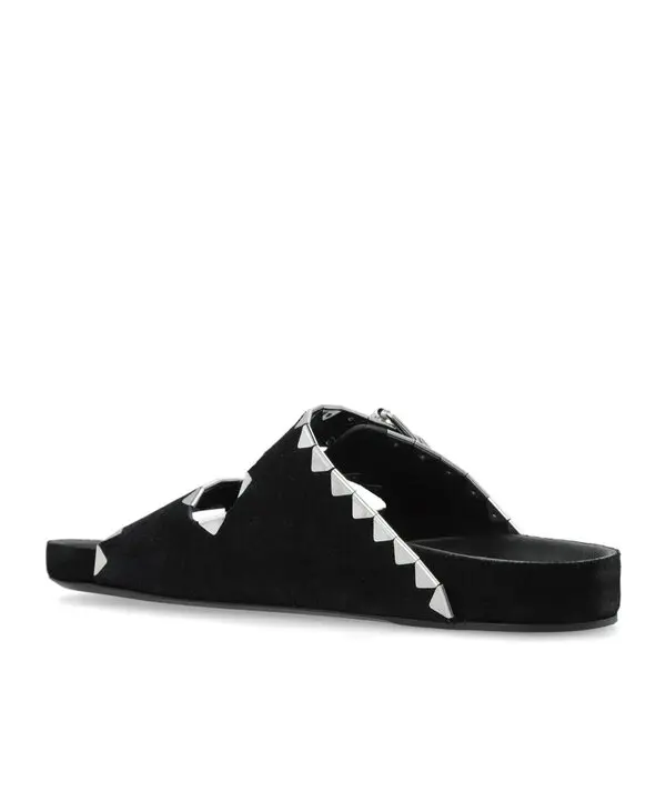 Isabel Marant Étoile Lennyo Studded Sandals - Black