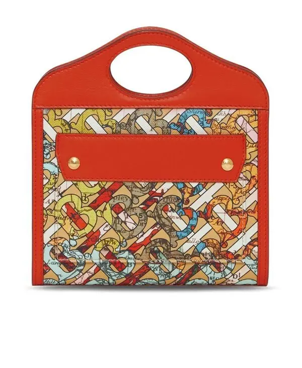 Burberry Logo Shoulder Bag - Multicolor