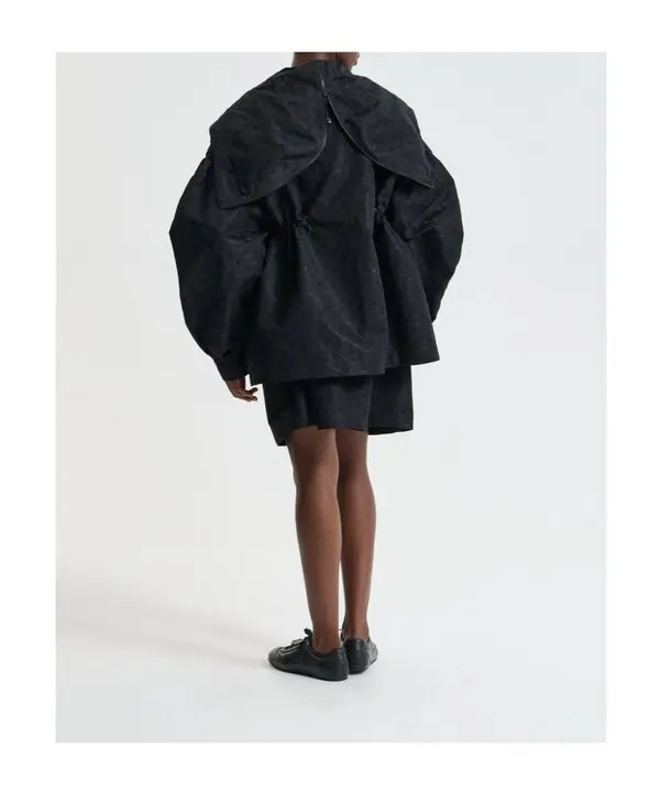 Cecilie Bahnsen Floral Patterned Hooded Jacket