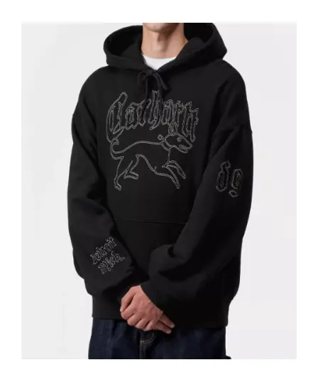 Carhartt Work In Progress Hooded Sweatshirt With Graphic Embroidery