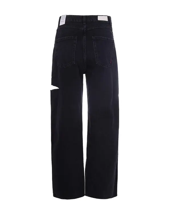 ICON DENIM LOS ANGELES Poppy Distressed Jeans - Black