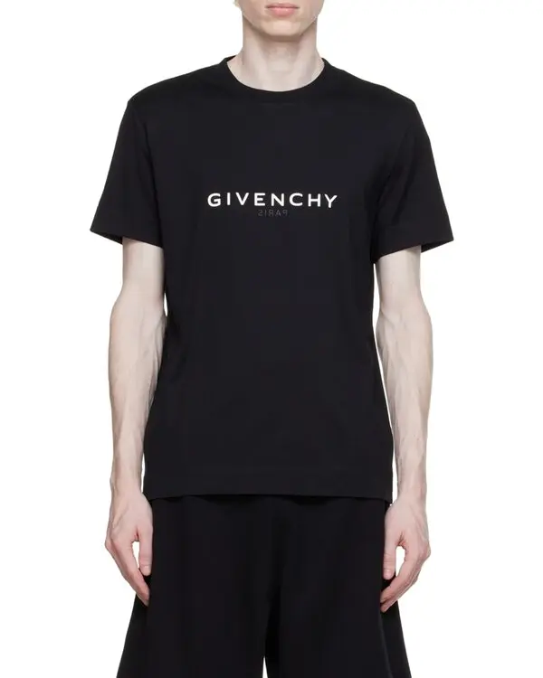 Givenchy Logo Printed Crewneck Slim Fit T-shirt