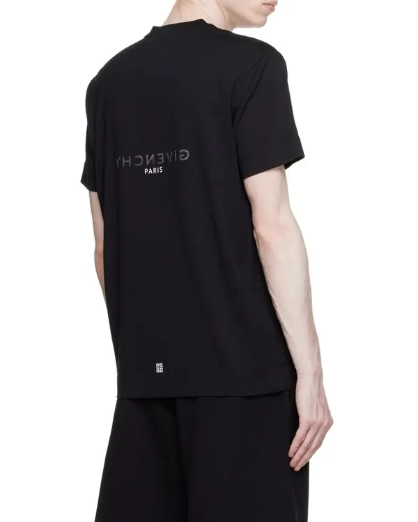 Givenchy Logo Printed Crewneck Slim Fit T-shirt
