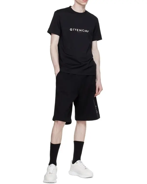 Givenchy Logo Printed Crewneck Slim Fit T-shirt