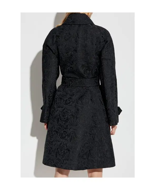 Dolce & Gabbana Floral Pattern Long Sleeve Coat