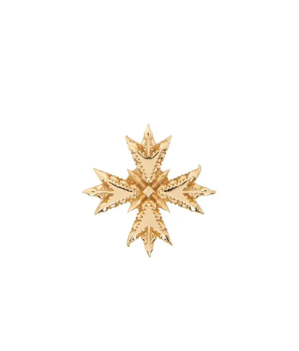 Emanuele Bicocchi Gold-tone Crest Brooch - Golden