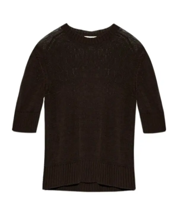 JIL SANDER Knitted Crewneck T-shirt