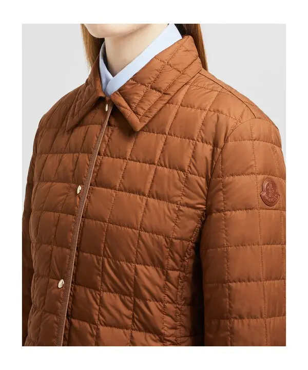 Moncler Epinal Quilted Down Shirt Jacket
