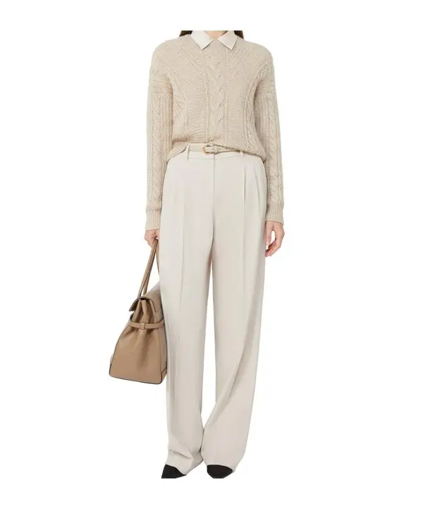Max Mara Crasso Crewneck Ribbed Jumper