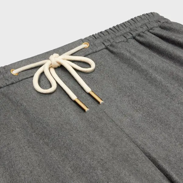 Celine Cashmere Flannel Jogging Pants - Grey