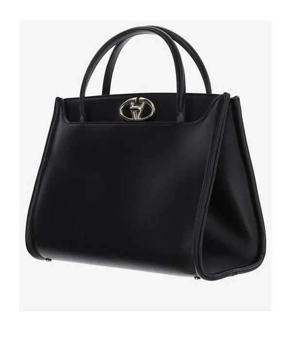 Valentino Garavani Vlogo Locker Small Calfskin Handbag