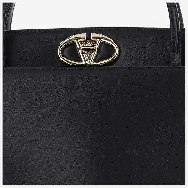 Valentino Garavani Vlogo Locker Small Calfskin Handbag