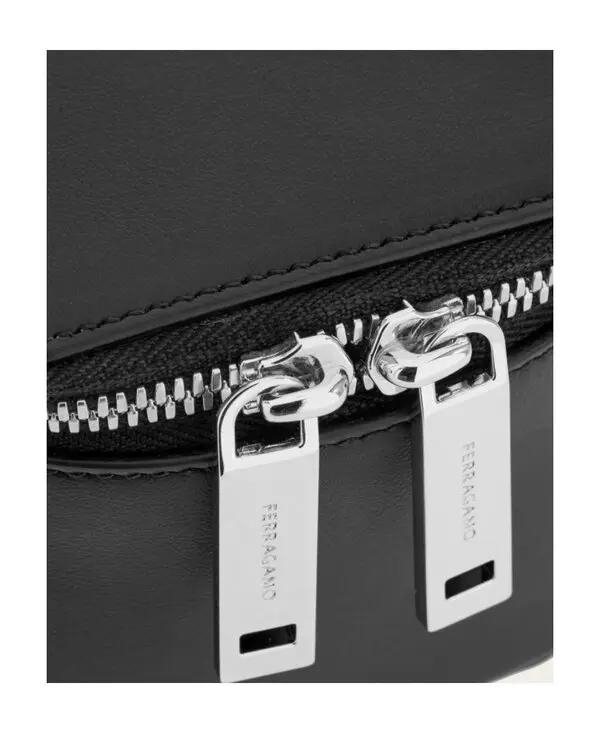 FERRAGAMO Micro Zip-around Bucket Bag