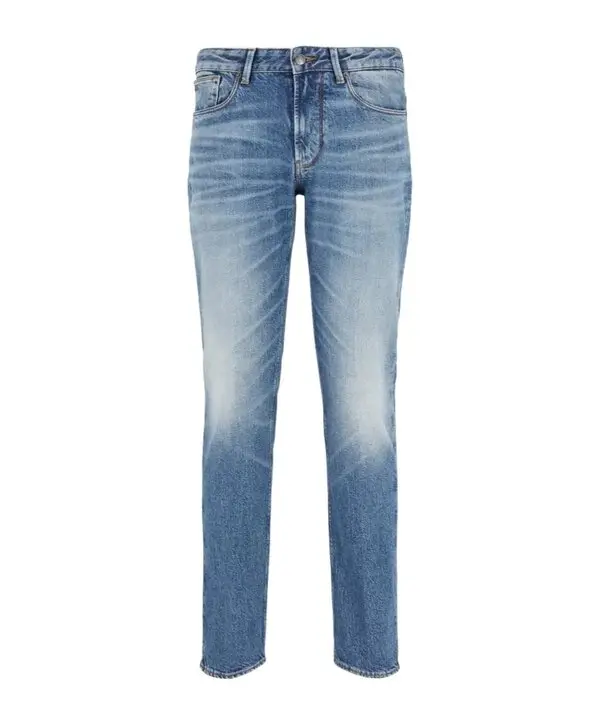 Emporio Armani Micro-elastic Narrow-leg Jeans