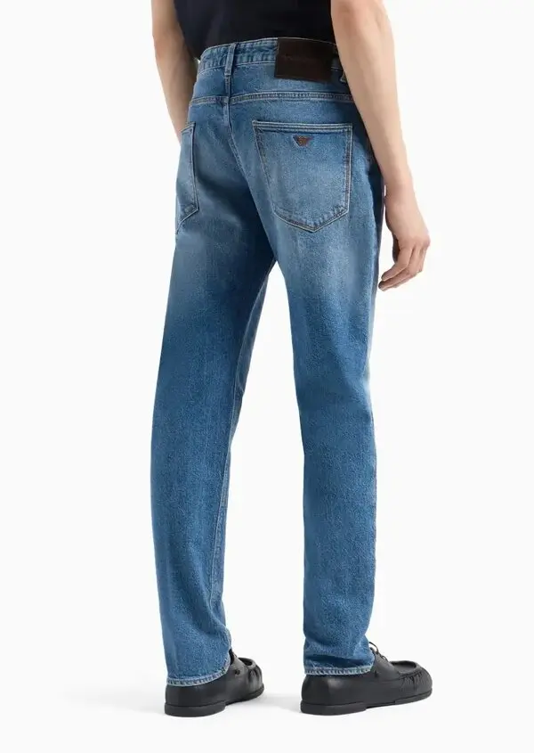 Emporio Armani Micro-elastic Narrow-leg Jeans