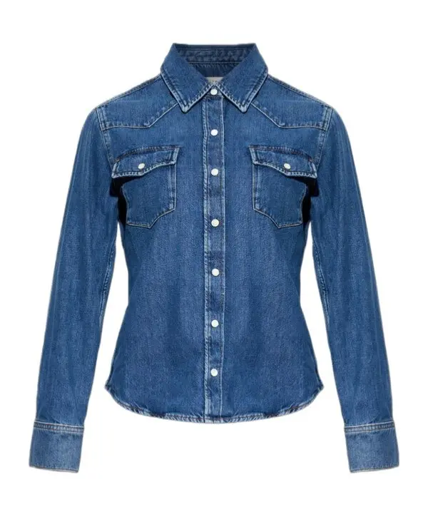 FRAME Chest-pocket Shirt - Blue