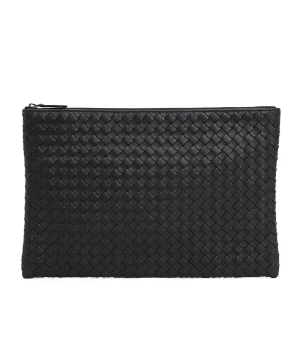 Bottega Veneta Intrecciato Clutch - Black