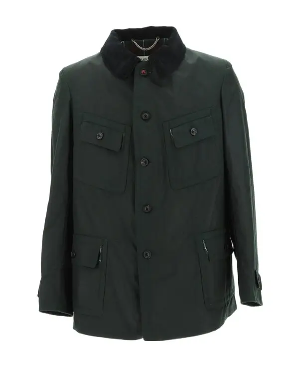 MAISON MARGIELA Lapel Collar Buttoned Long Sleeve Jacket