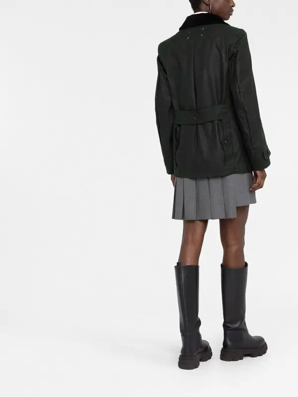 MAISON MARGIELA Lapel Collar Buttoned Long Sleeve Jacket