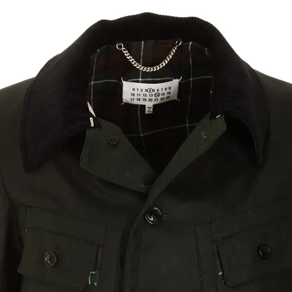 MAISON MARGIELA Lapel Collar Buttoned Long Sleeve Jacket