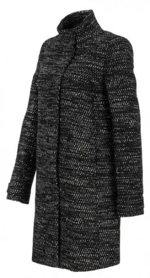 Emporio Armani Long Sleeve Textured Coat