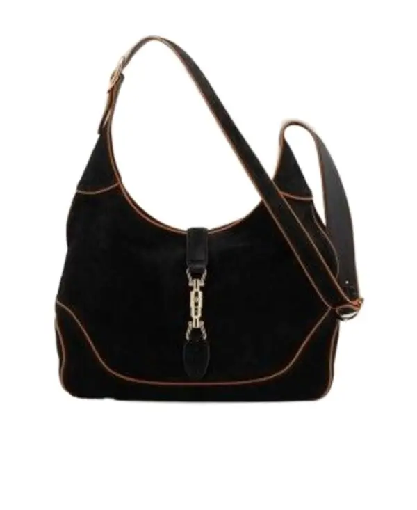 Gucci Logo Shoulder Bag - Black