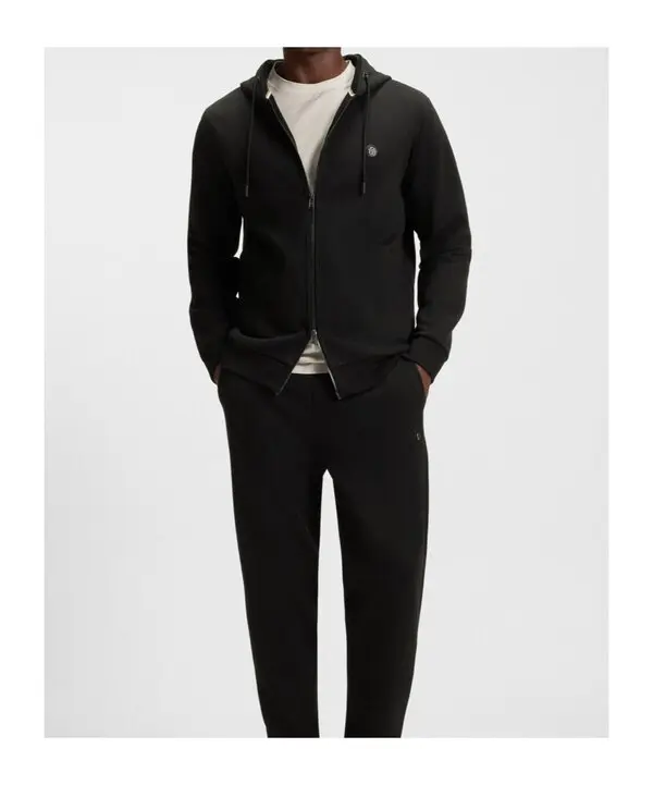 Hugo Boss Boss Logo Patch Zip-up Hoodie