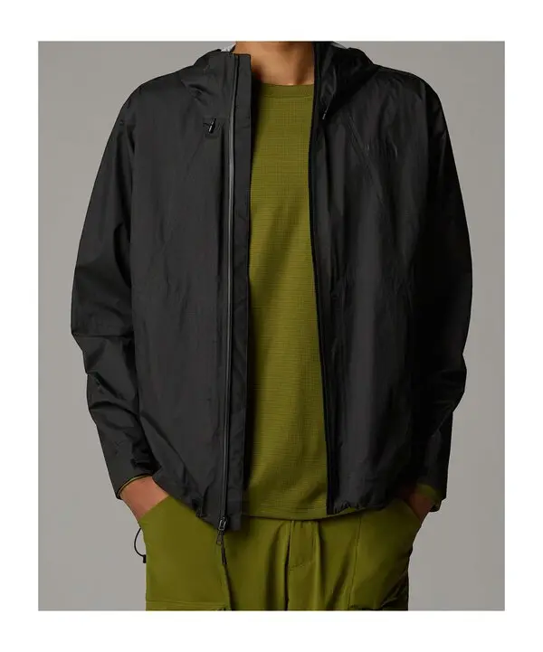 The North Face Logo Printed Zipped Rain Jacket
