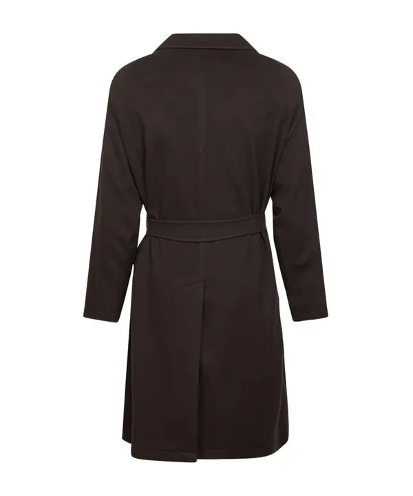 Tagliatore Belted Wool-cashmere Coat
