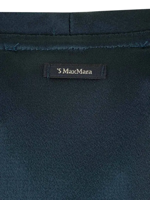 Max Mara Satin-finish Short-sleeve T-shirt - Blue