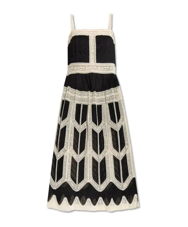 Zimmermann Sleeveless Lace Panel Dress