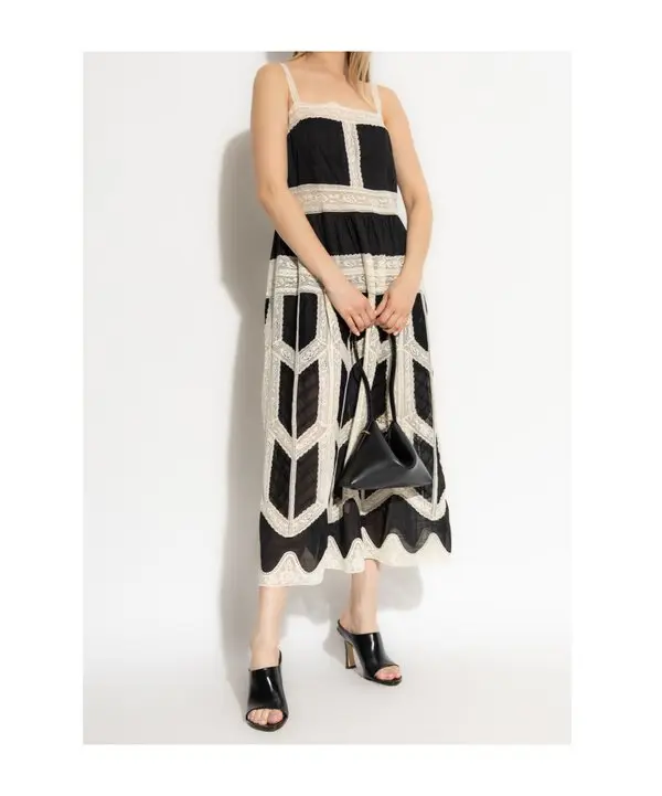 Zimmermann Sleeveless Lace Panel Dress