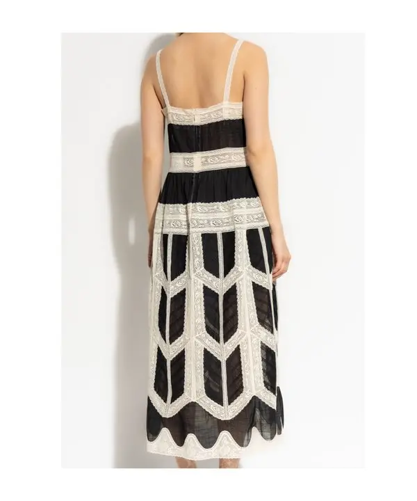 Zimmermann Sleeveless Lace Panel Dress